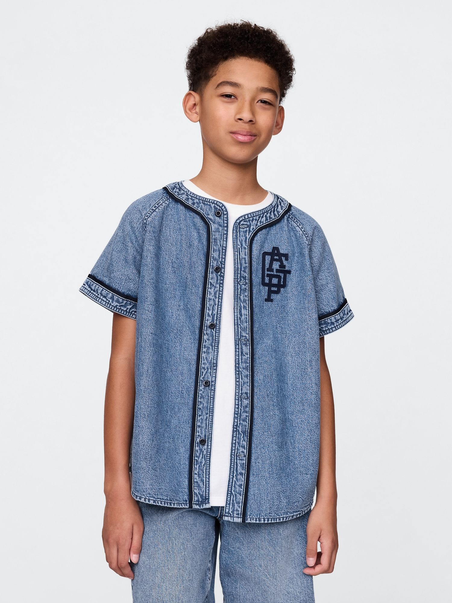 Kinder Jeanshemd Baseball | GAP.at