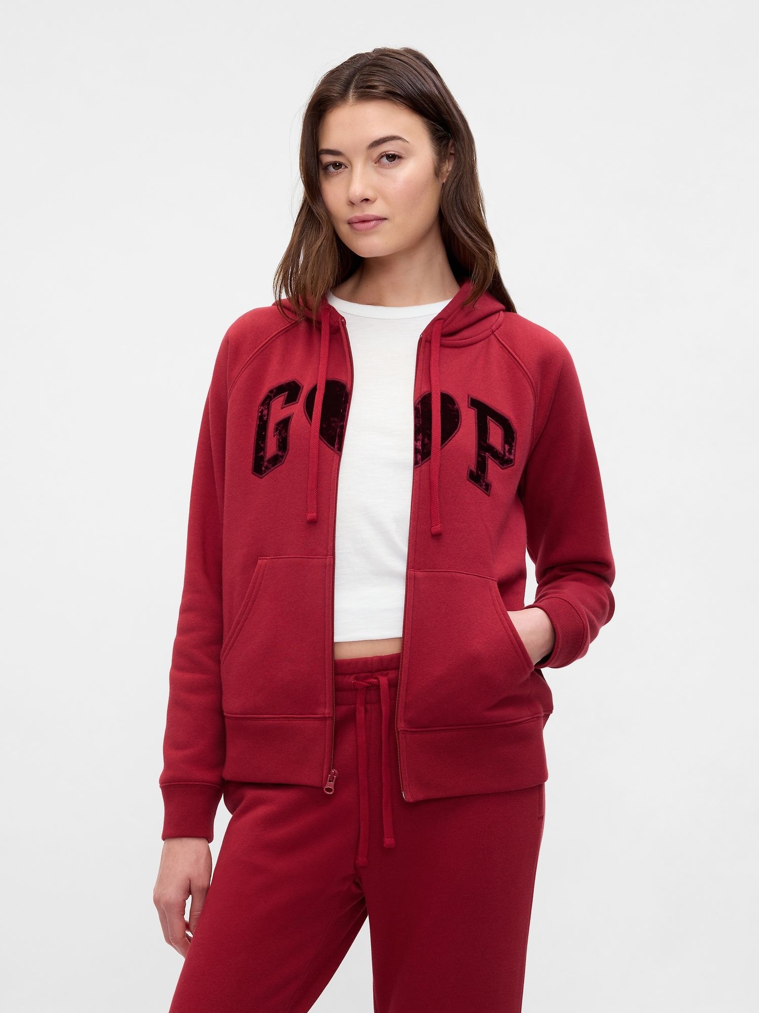 Mikina na zip s logem | GAP.cz