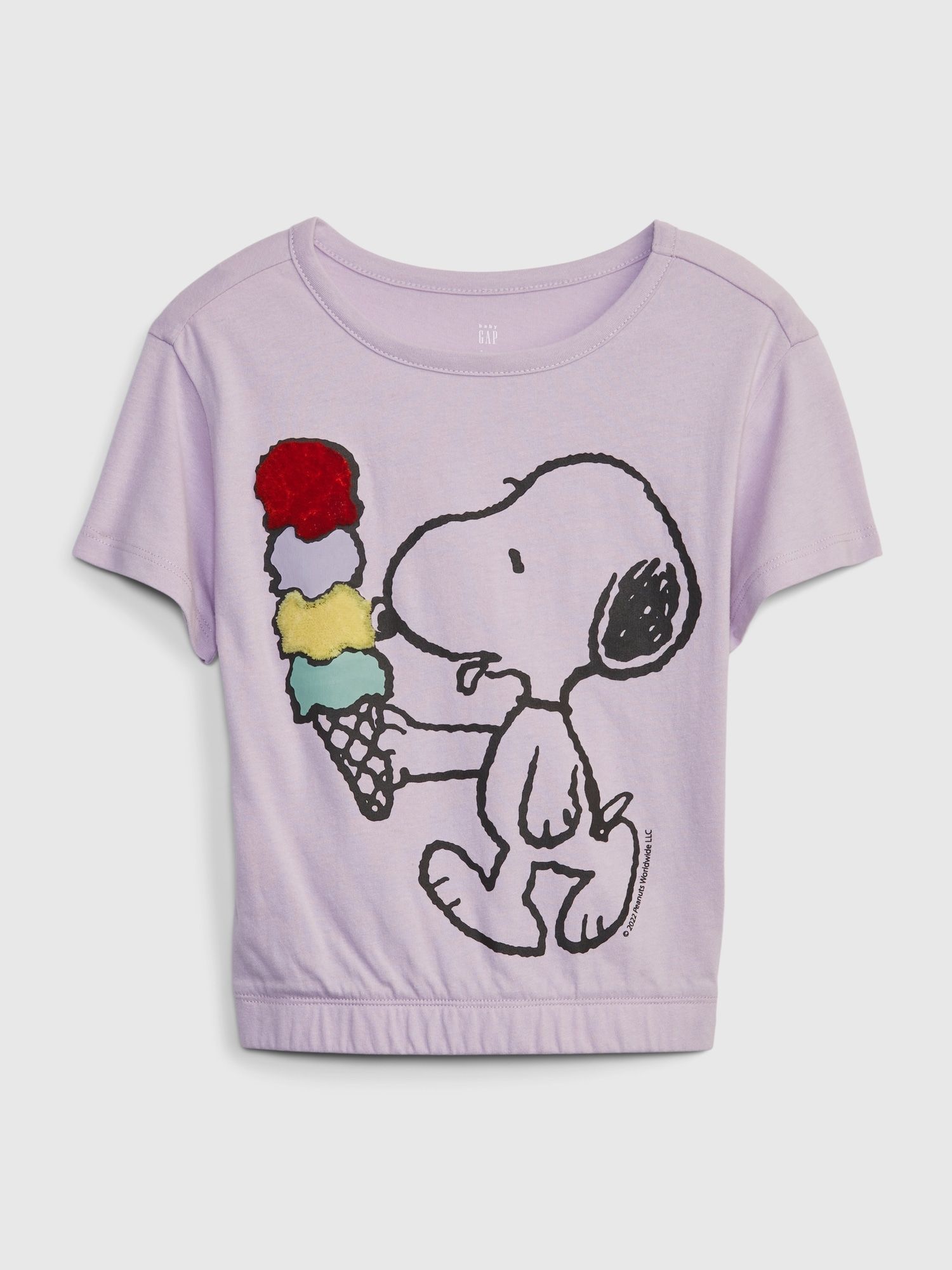 Baby tricou GAP & Peanuts Snoopy | GAP.ro