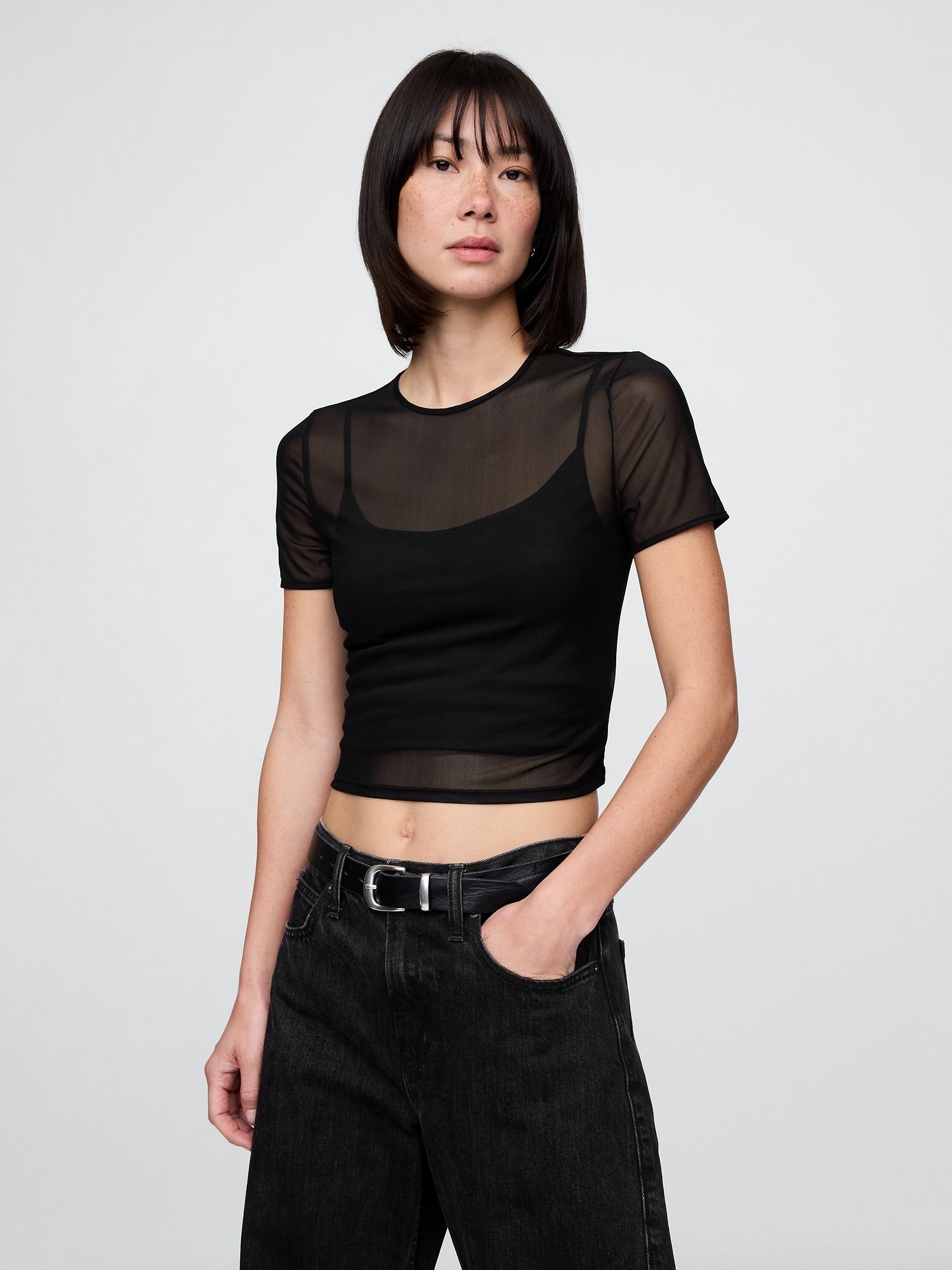 Ażurowy crop top | GAP.pl