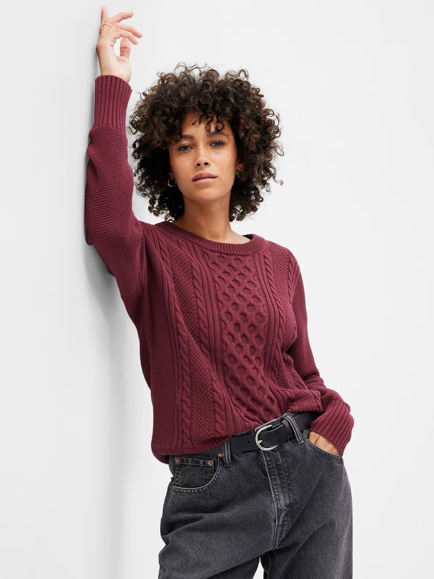 Strickpullover mit Zopfmuster | GAP.at
