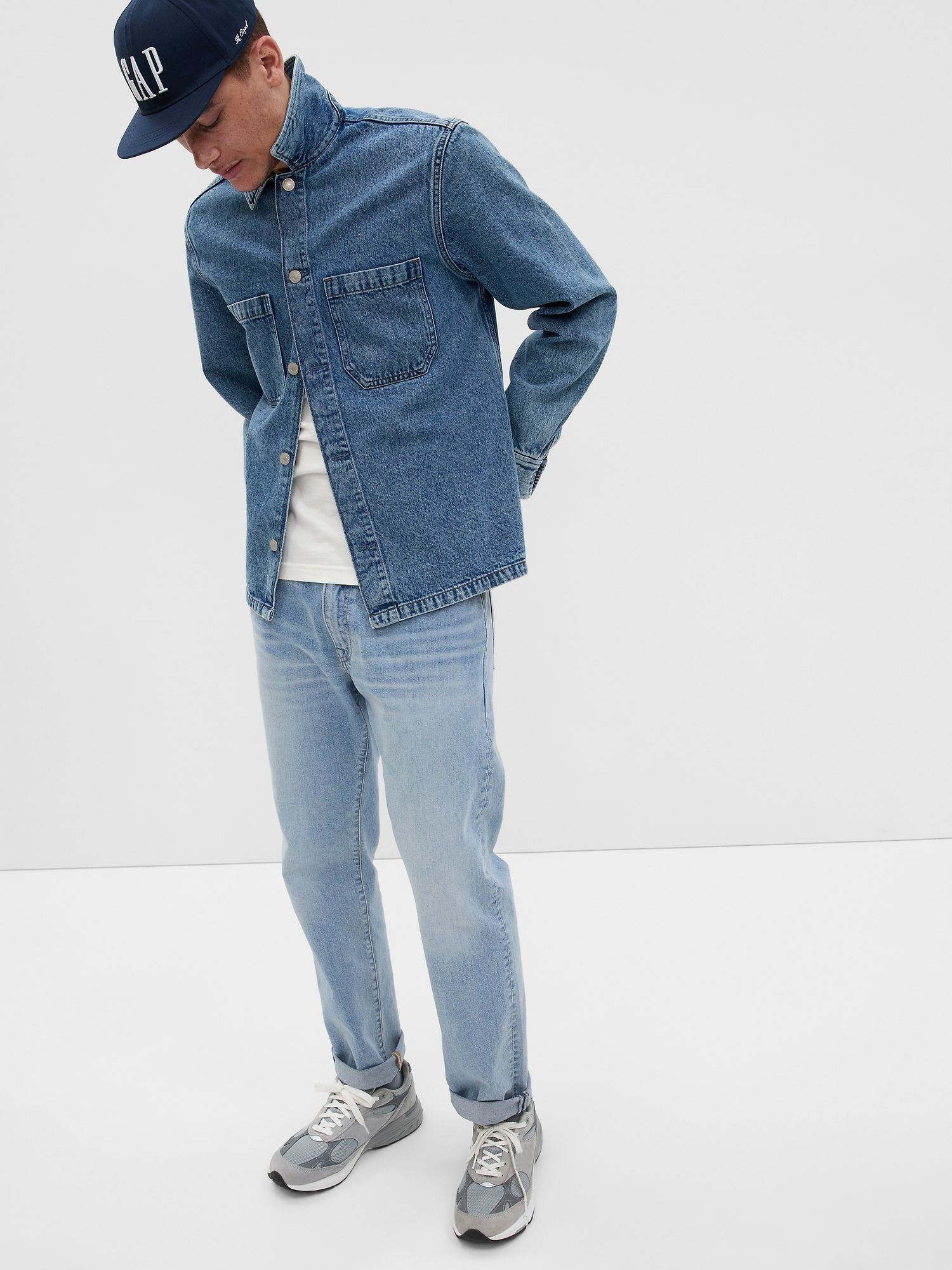 Blugi straight GapFlex | GAP.ro