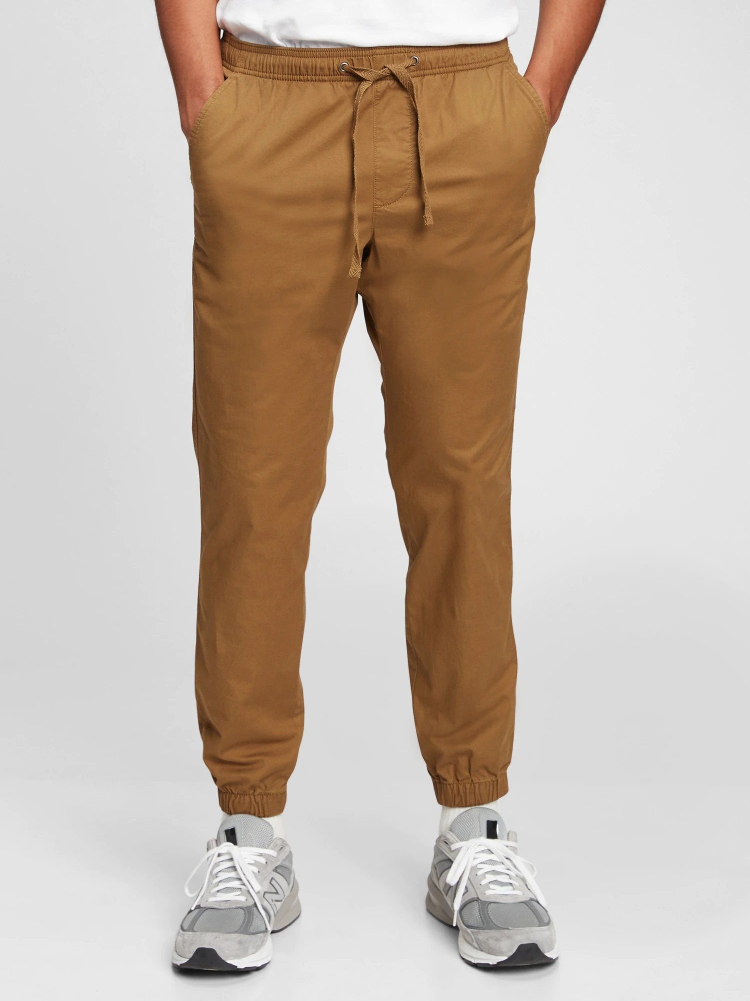 Kalhoty slim canvas joggers GapFlex | GAP.cz