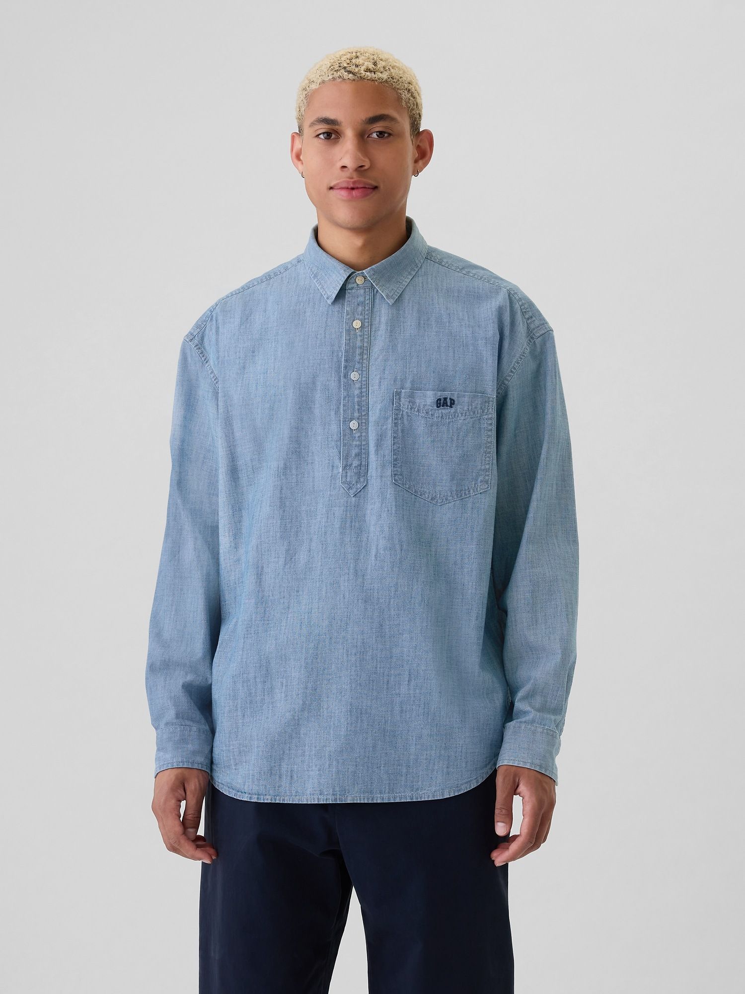 Chambray-Hemd mit Logo | GAP.at