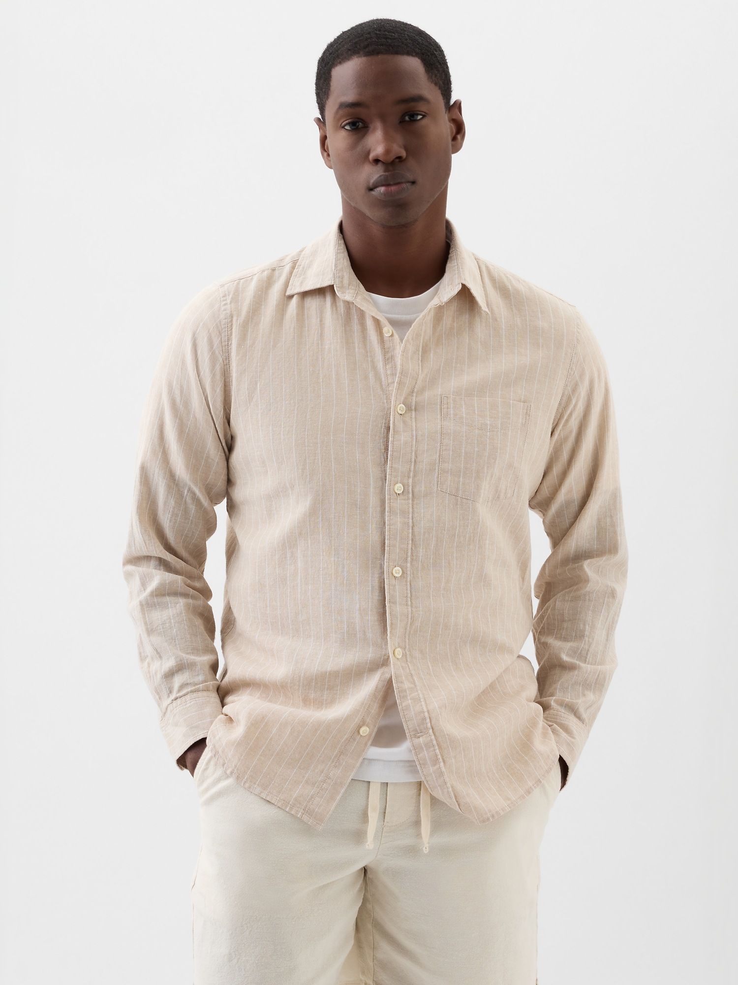 Chemise en lin Standard | GAP-france.fr