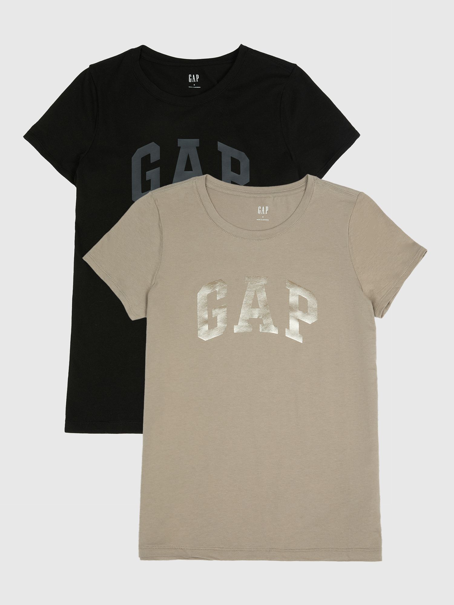 Camisetas con logo pack de 2 | Gap.es