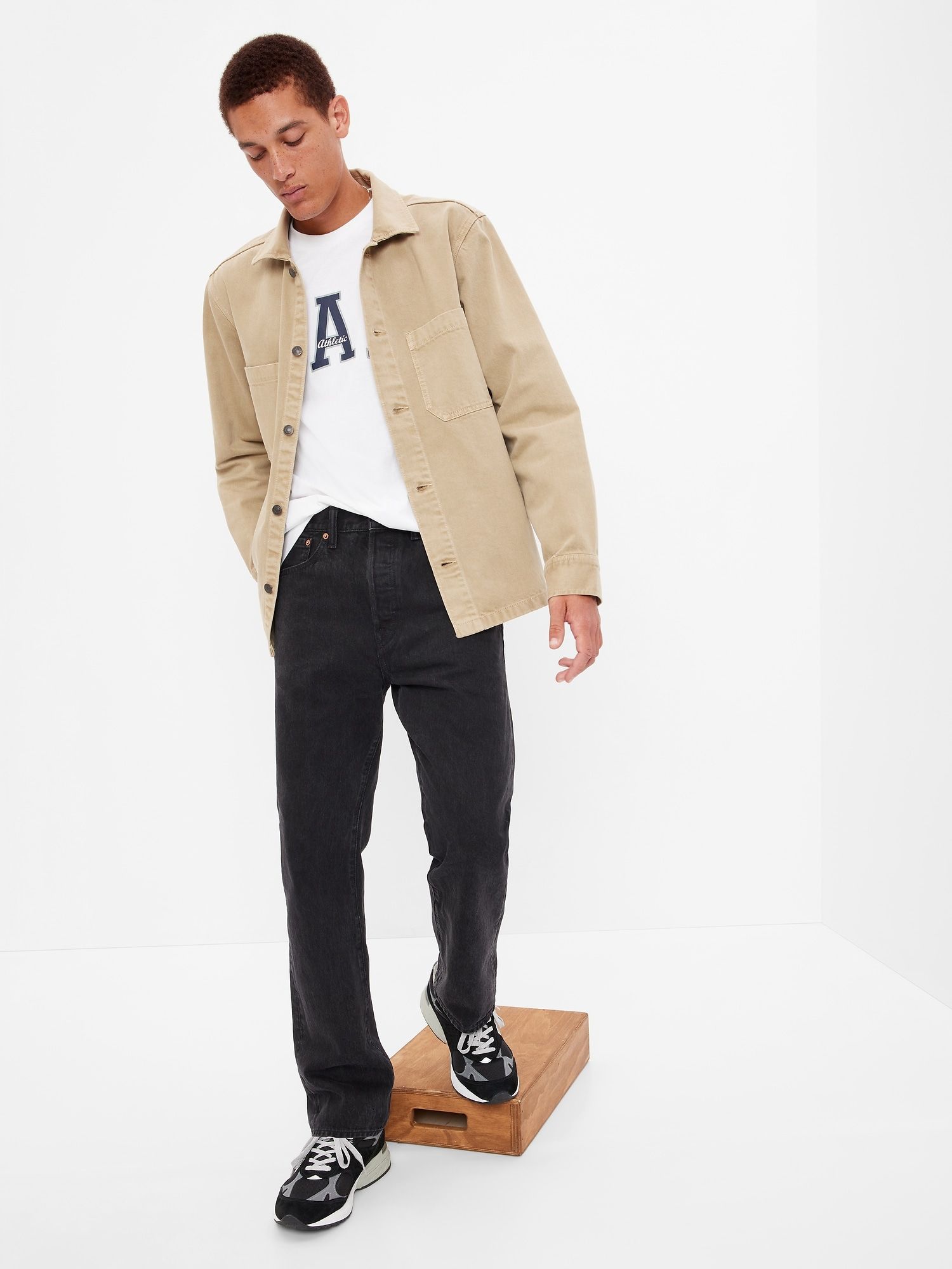 Blugi straight Fit '90s Original | GAP.ro