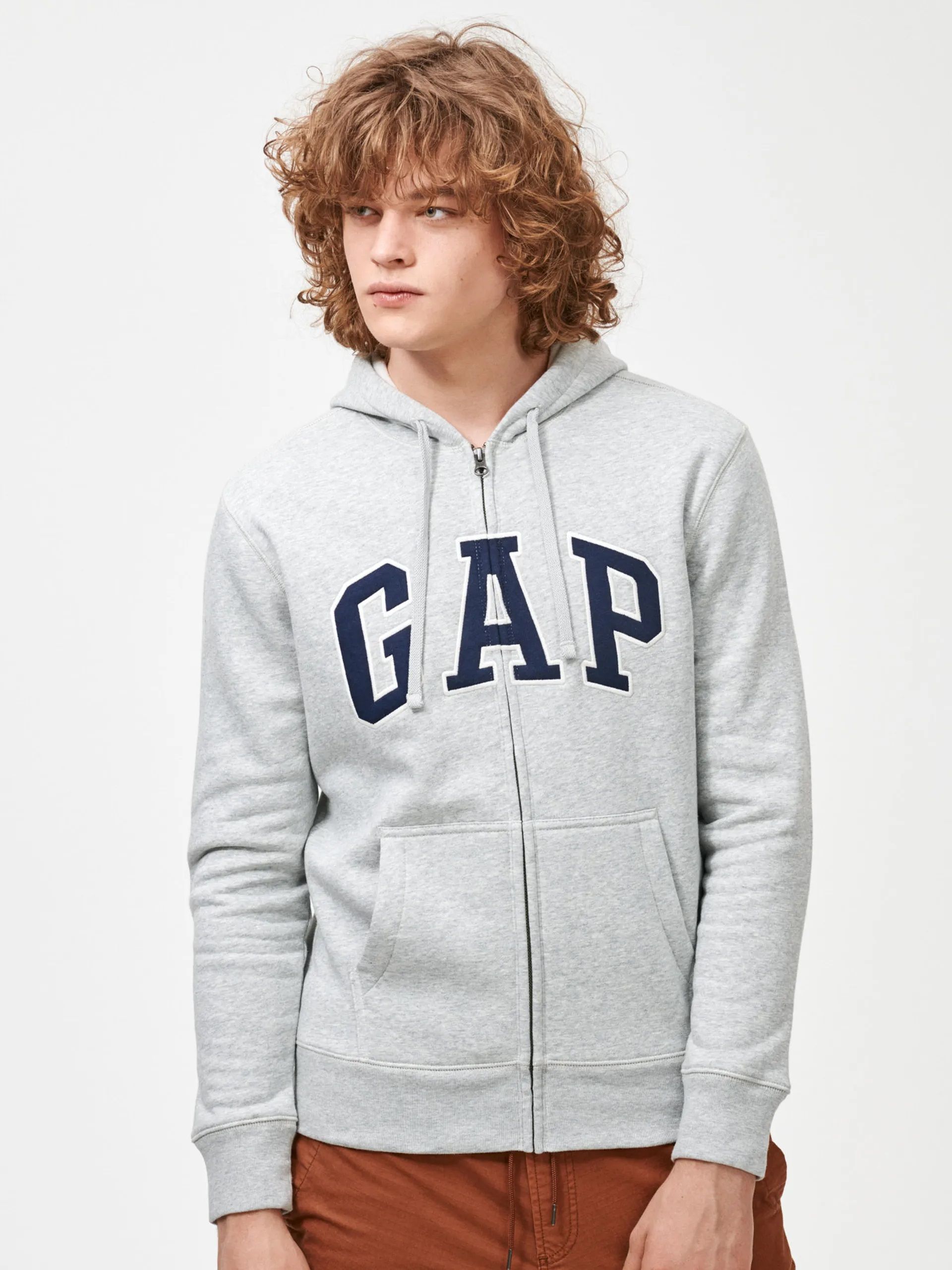 Sweatjacke mit Logo und Fleece | GAP.at