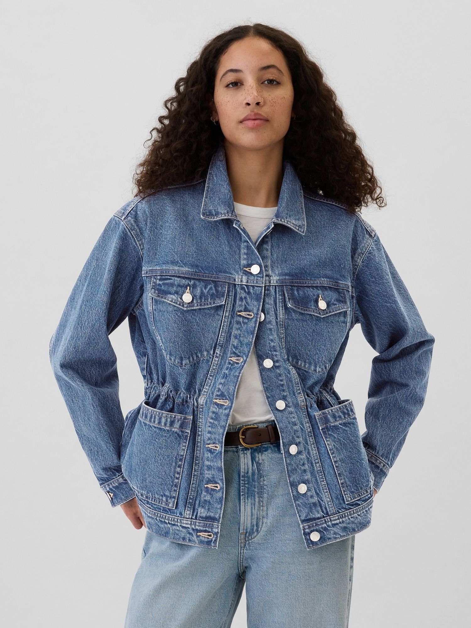 Oversize denim jas | GAP.nl