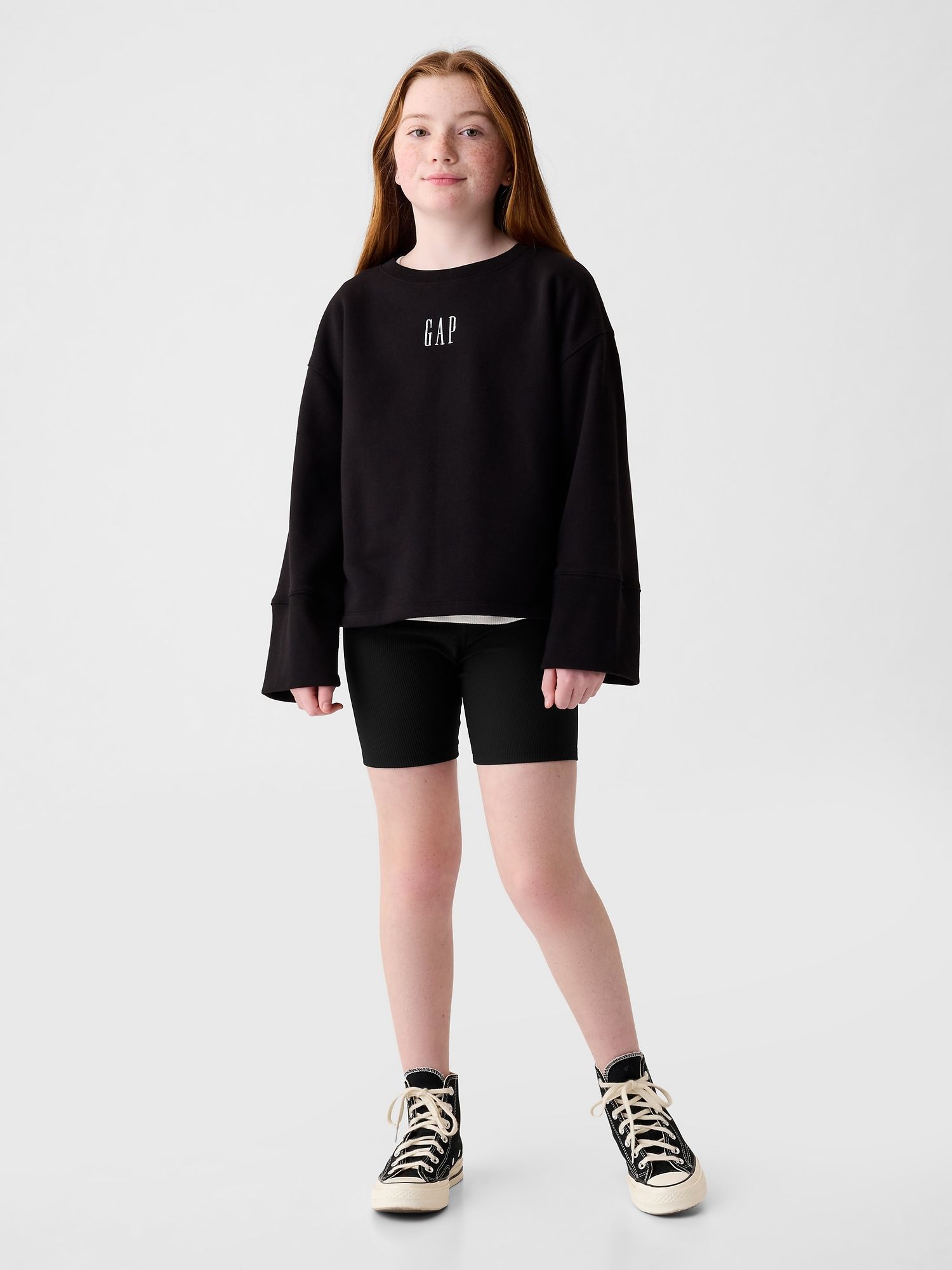 Biker shorts rib pentru copii | GAP.ro