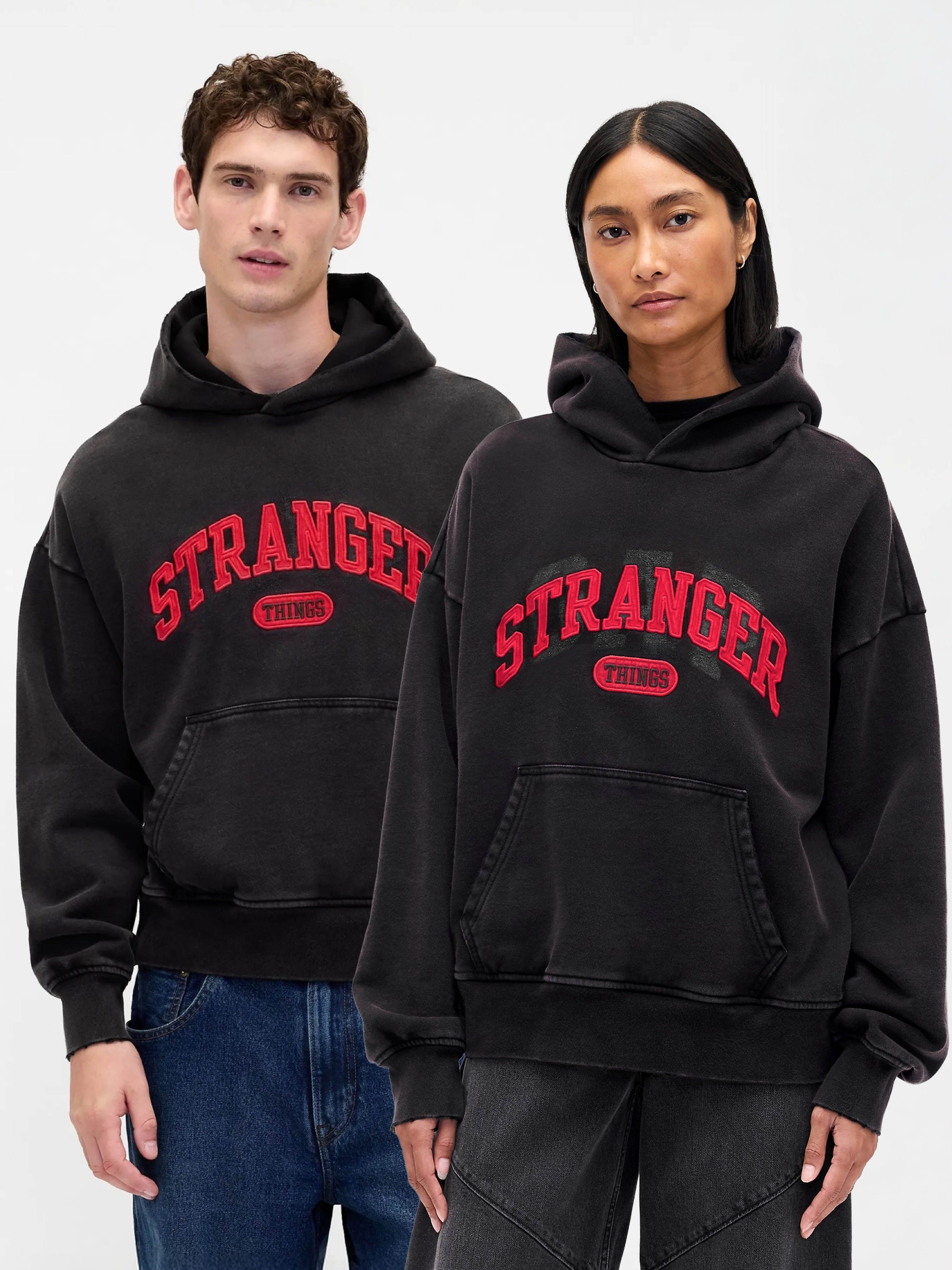 Sweatshirt Oversized Heavyweight Unisex, Gap × Stranger Things | GAP.nl