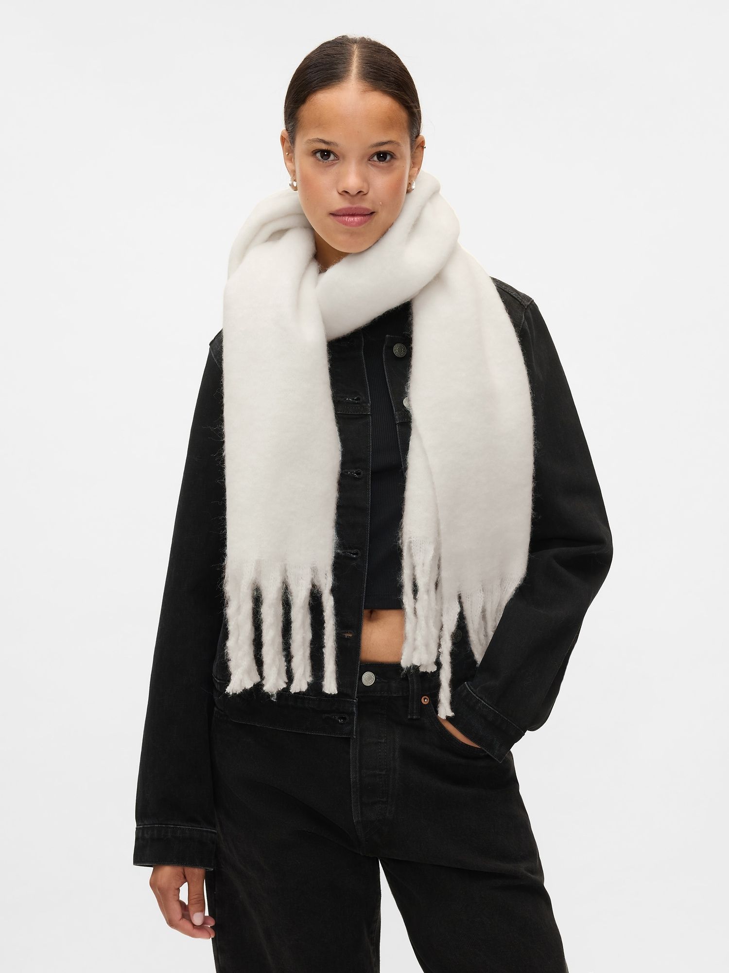 Fular maxi cu amestec de lână | GAP.ro