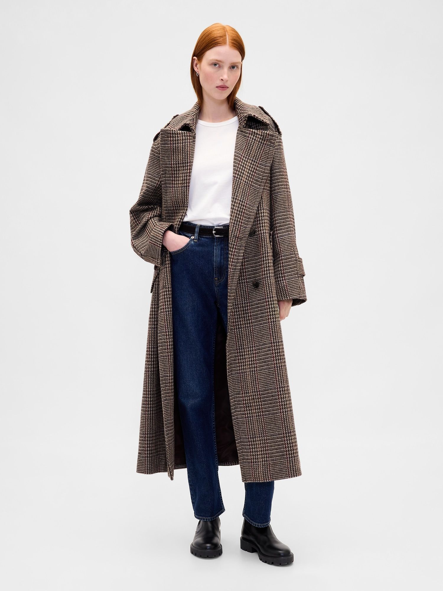 Trench en laine femme | GAP-france.fr