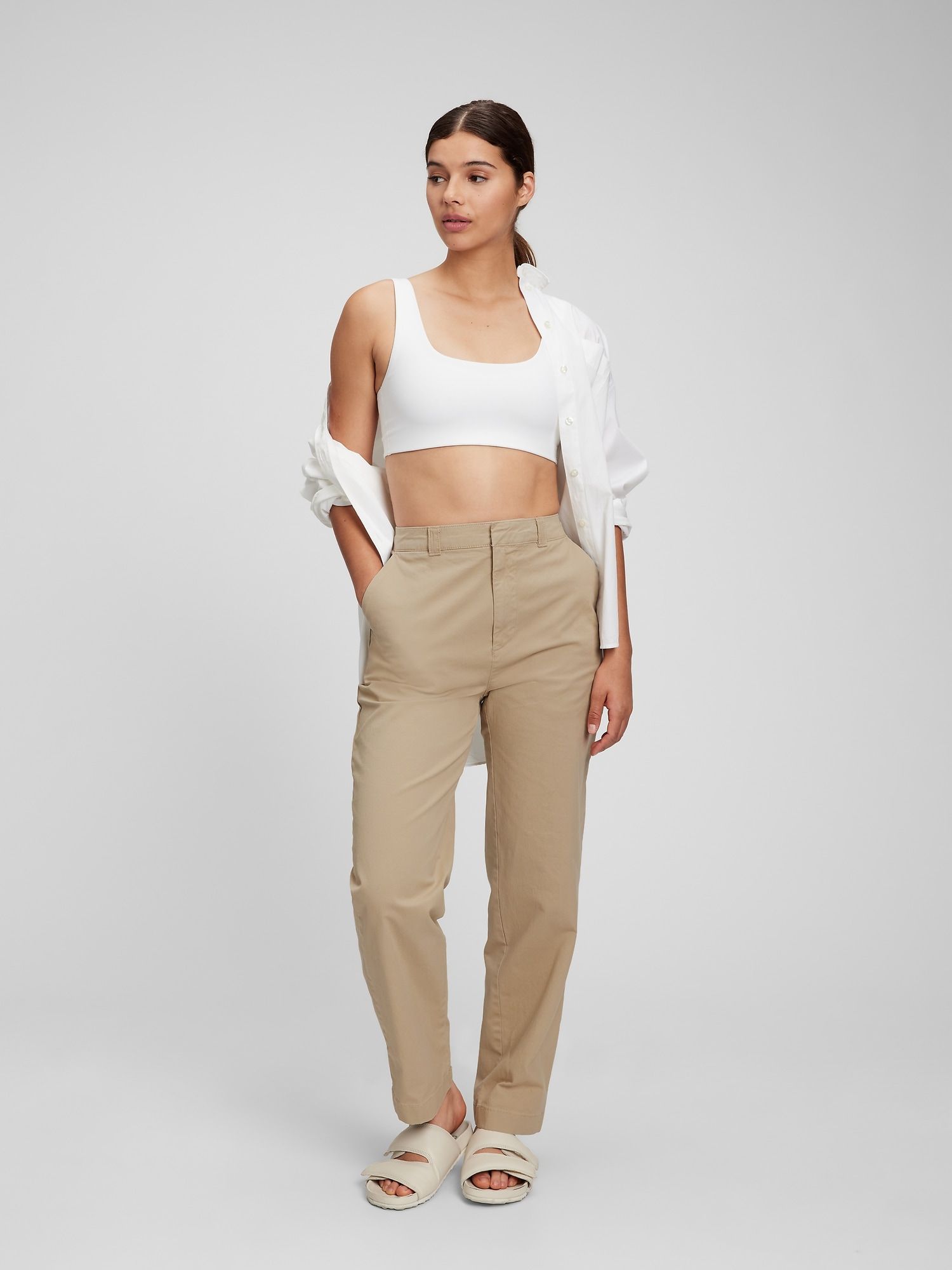 Spodnie Straight Up Khakis | GAP.pl