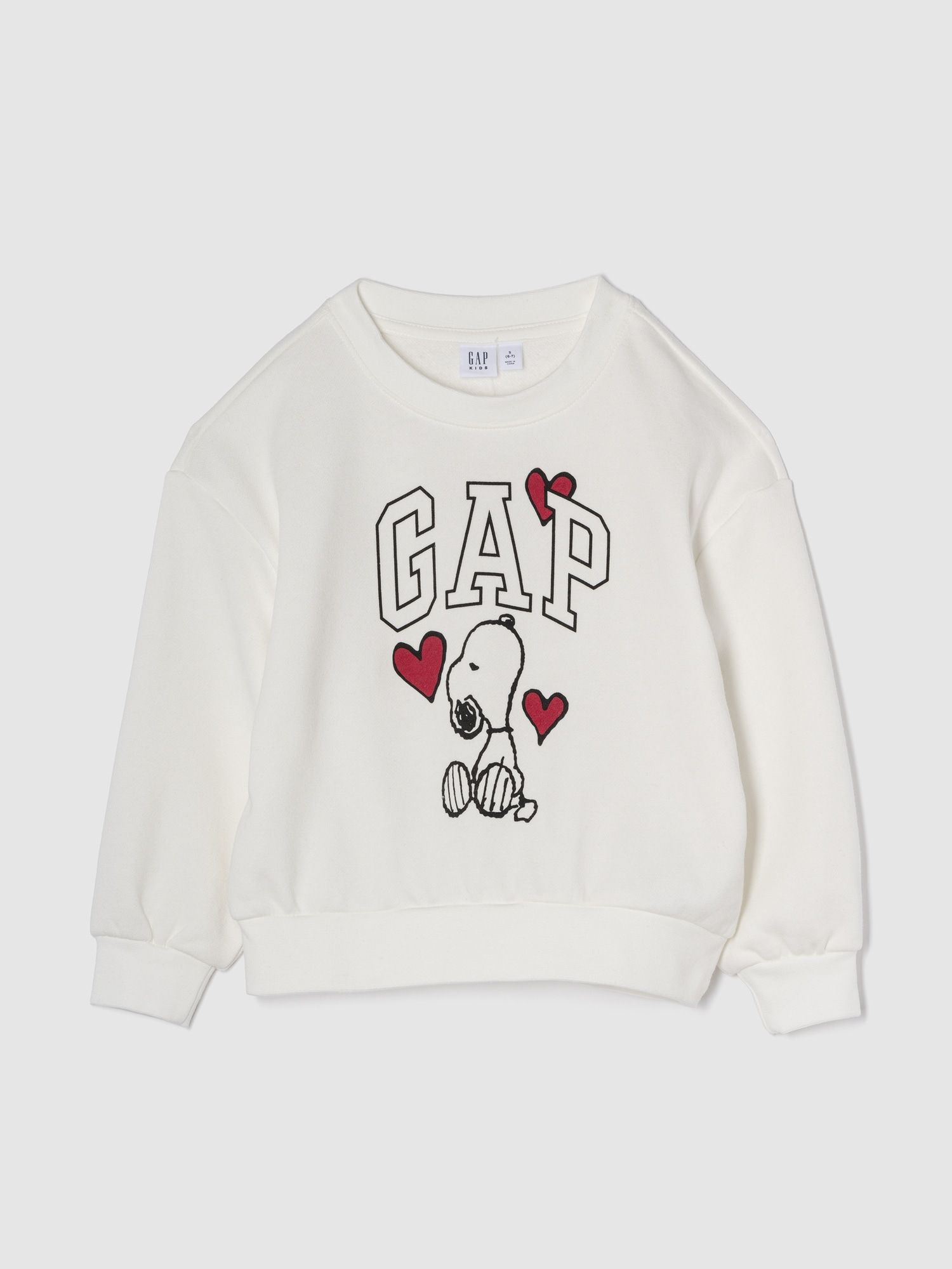 Gyerek oversize pulóver Gap & Peanuts Snoopy | GAP.hu