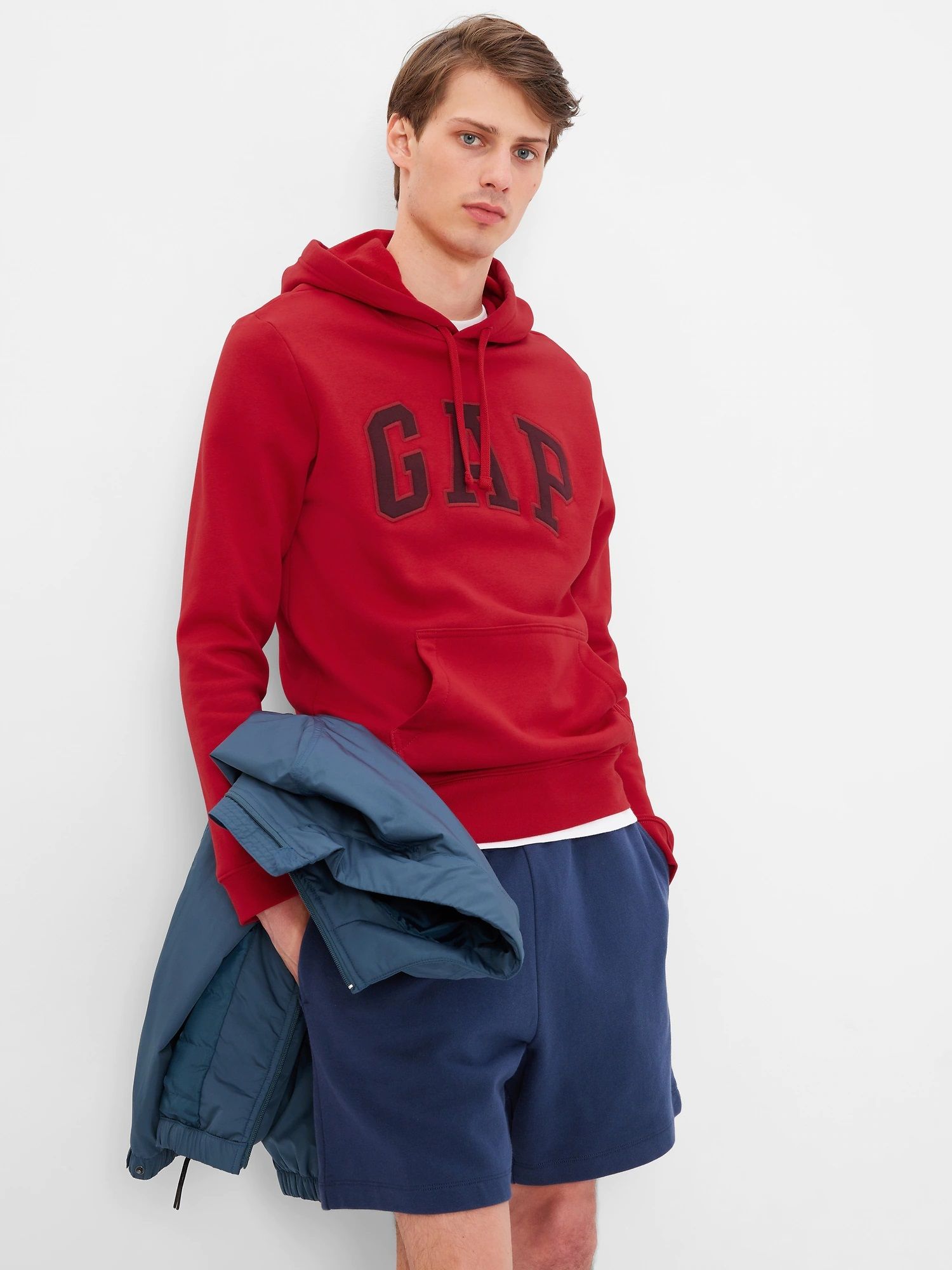 GAP logós fleece pulóver | GAP.hu
