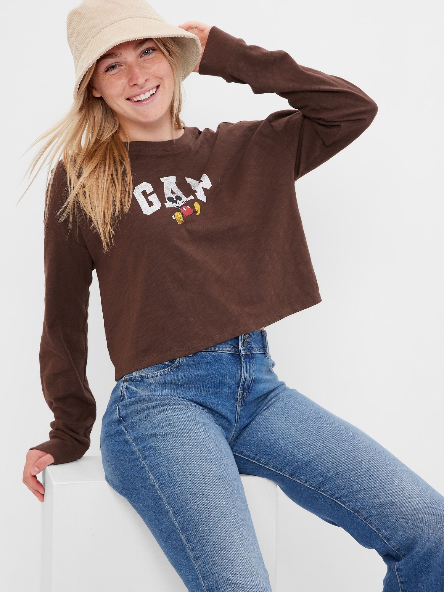 Teen GAP & Disney Mickey póló | GAP.hu